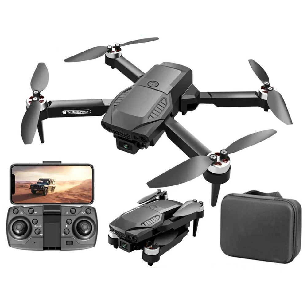 F198 Foldable Drone 1080P Dual Camera, Brushless Motors, WiFi FPV ...